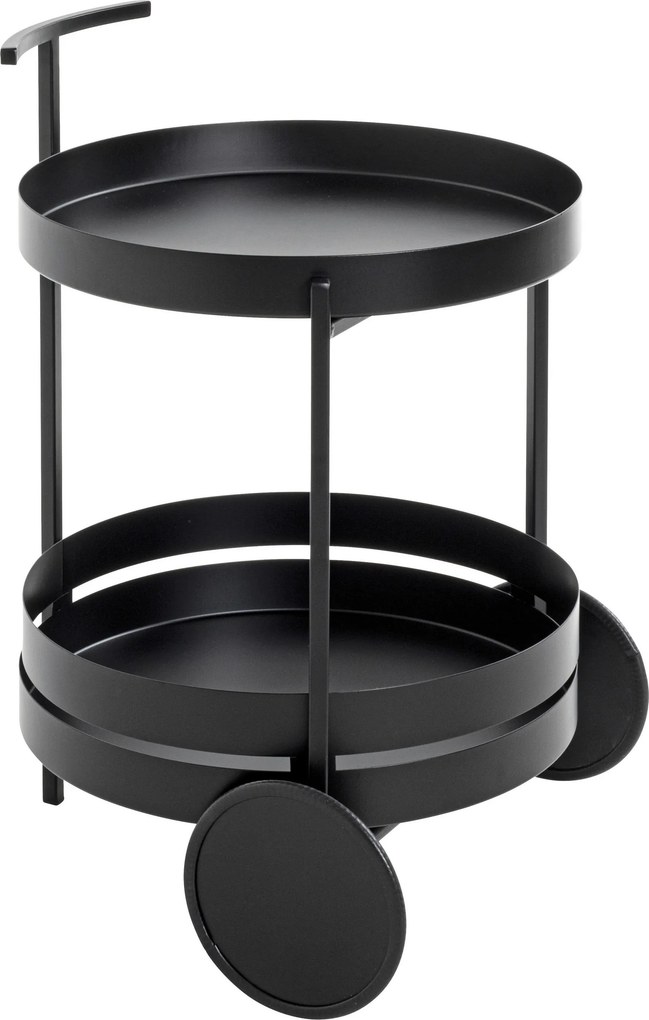 XXXLutz SERVÍROVACÍ VOZÍK, černá, 42/42/62 cm - Barové vozíky - 001931104102