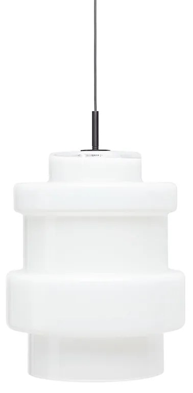 Designové svítidlo z ručně foukaného skla Axle L LED Barva: Bílá, Délka kabelu: 5000 mm, Stmívání: Stmívatelné DALI