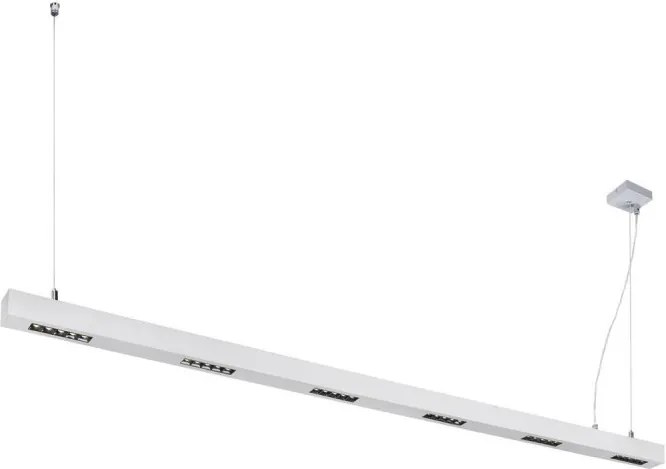 Q-LINE PD, LED závěsné svítidlo, 2m, BAP, stříbrná, 4000K - BIG WHITE