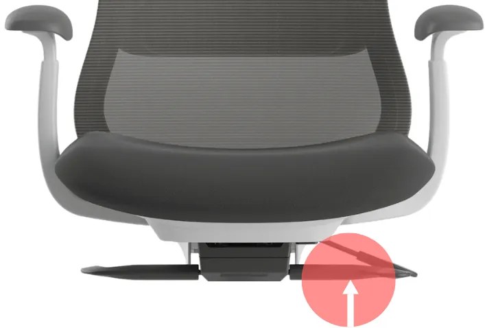 MERCURY Ergonomická kancelářská židle UNO - tmavě šedá síťovina