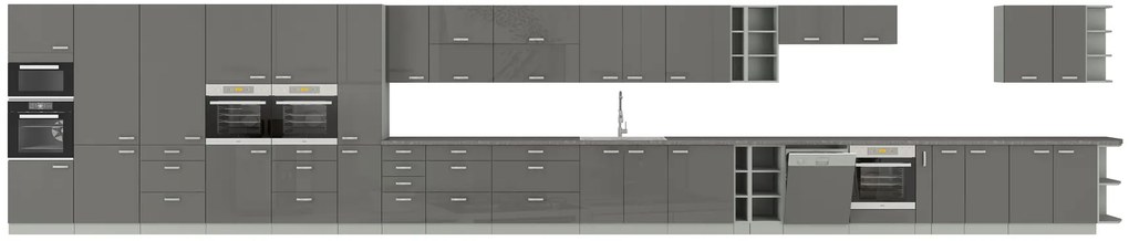 Kuchyňská skříň Grey 60 DKS-210 3S 1F