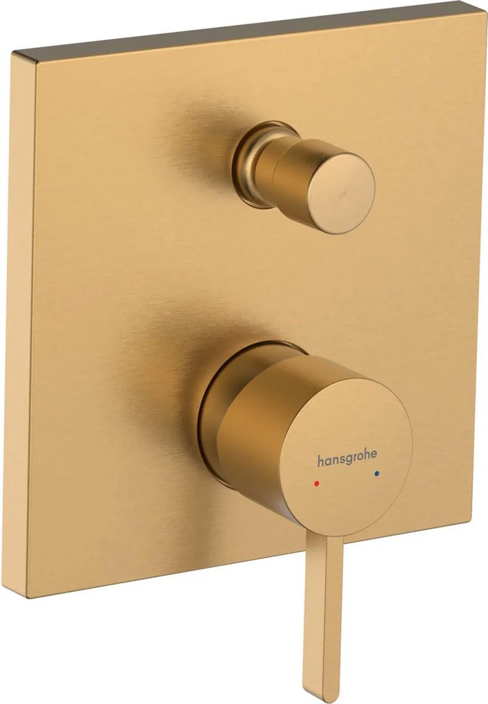 Hansgrohe Finoris - Baterie pod omítku, pro 2 spotřebiče, kartáčovaný bronz 76416140