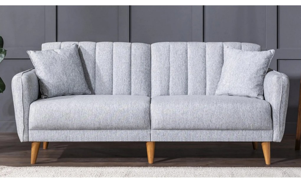 Atelier del sofa Rozkládací pohovka AQUA šedá 202 cm 867UNQ1313
