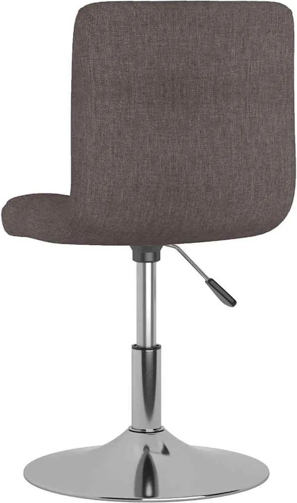 Otočná jídelní židle taupe textil 3087477