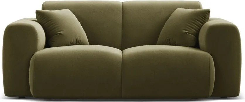 Khaki sametová pohovka 170 cm Molino – Micadoni