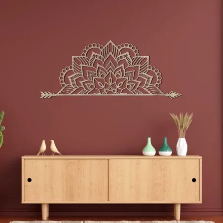Mandala na stěně ze dřeva | SENTOP HDF0492