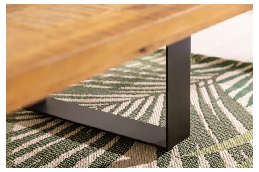 Massive home | Designový konferenční stolek 120cm Iron craft mango