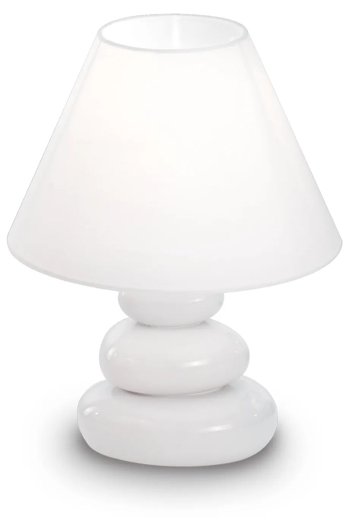 Stolní lampa Ideal lux 035093 K2 TL1 BIANCO 1xE14 40W Lampy a lampičky na noční stolek