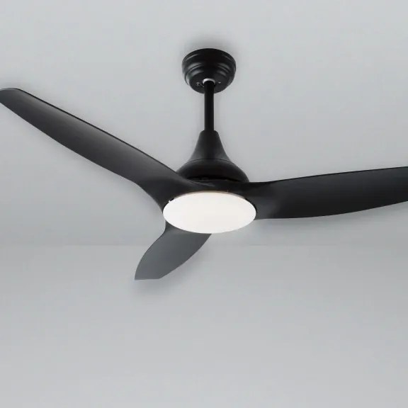 Stropní ventilátor Samoa 12.2 černé s dálkovým ovládáním