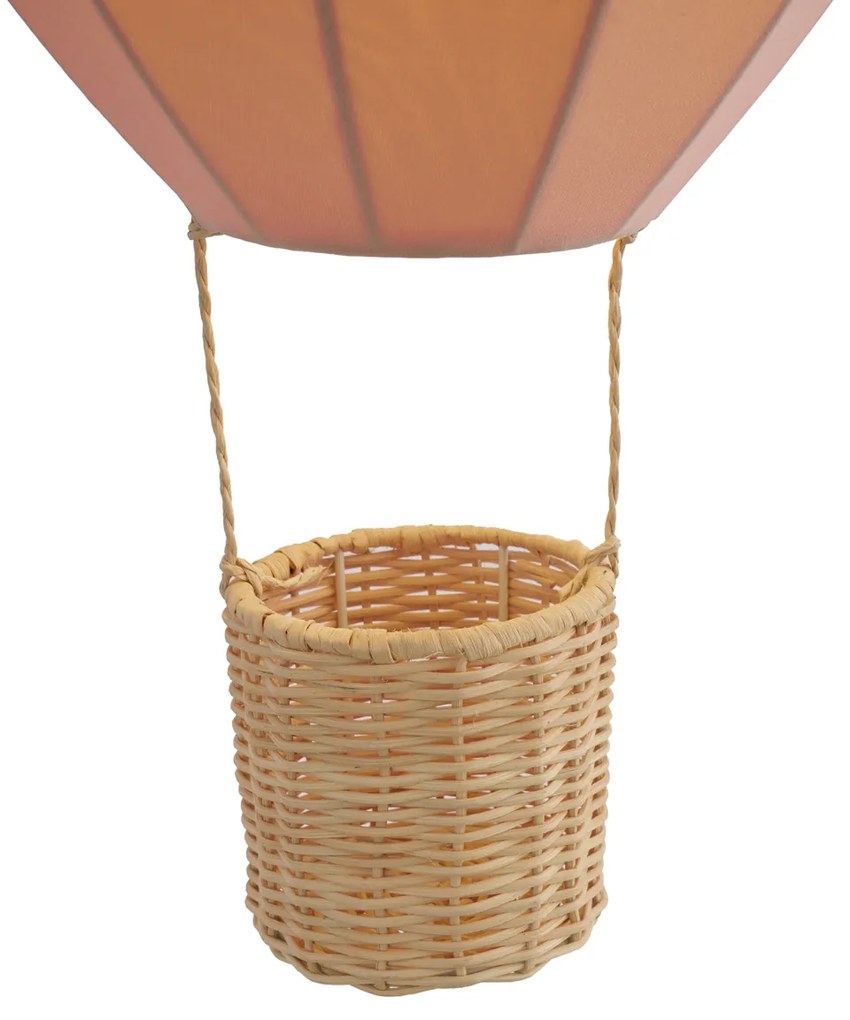 Dětské závěsné svítidlo růžový horkovzdušný balón - Air Balloon
