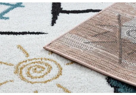 Dywany Luszczow Dětský kusový koberec FUN Hop, zvířata růžový Rozměr koberce: 140 x 190 cm
