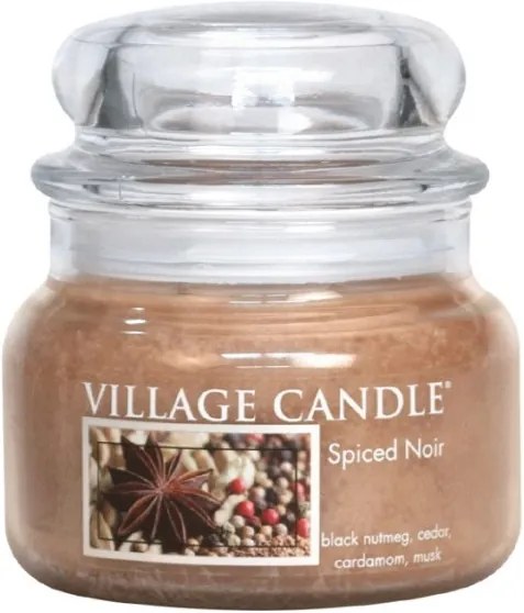 Village Candle Vonná svíčka ve skle, Koření Života - Spiced Noir 11 oz