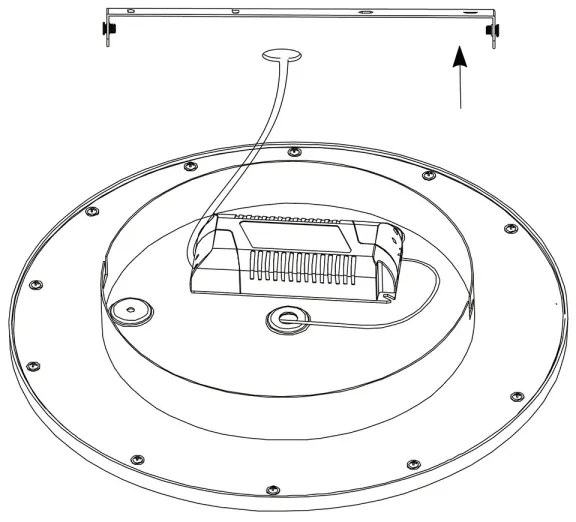 Eglo 97958 - LED RGBW Stropní svítidlo SARSINA-C LED/16W/230V + dálkové ovládání