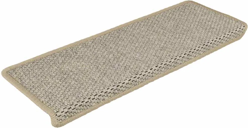 Samolepicí rohože na schody Sisal-Look 30 ks 65x21x4 cm světle zelená 3365887