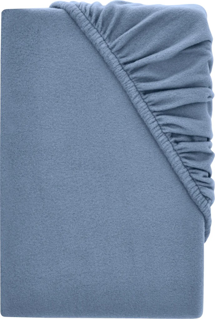 Livarno® Fleecové napínací prostěradlo, 140-160 x 200 cm (modrá)