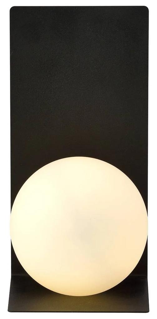 Nástěnné světlo Form 5, 15 cm x 30 cm, černá/opál