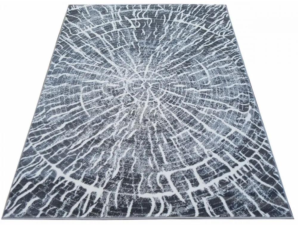 Kusový koberec Letokruhy šedý, Velikosti 200x290cm