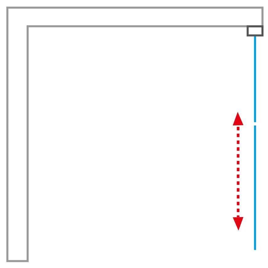 Roth Čtvercový nebo obdélníkový sprchový kout CI C2L+CI C2R, brillant Varianta: šířka levých dveří: 120 cm, šířka pravých dveří: 80 cm - (CI C2L/1200_CI C2R/800), Barva profilů a typ výplně: profily: brillant, výplň: transparent
