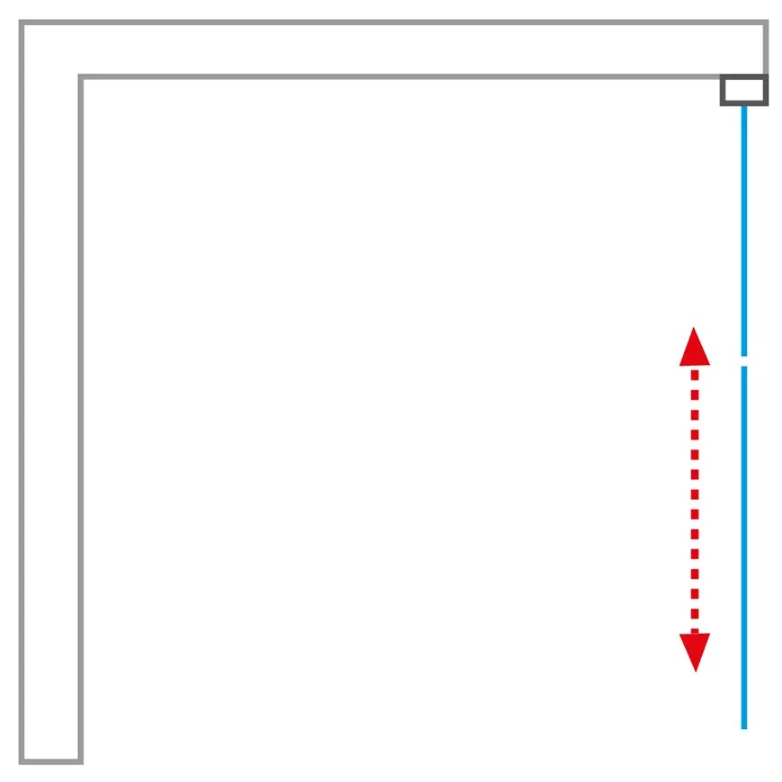 Roth Čtvercový nebo obdélníkový sprchový kout CI C2L+CI C2R, brillant Varianta: šířka levých dveří: 80 cm, šířka pravých dveří: 80 cm - (CI C2L/800_CI C2R/800), Barva profilů a typ výplně: profily: brillant, výplň: transparent
