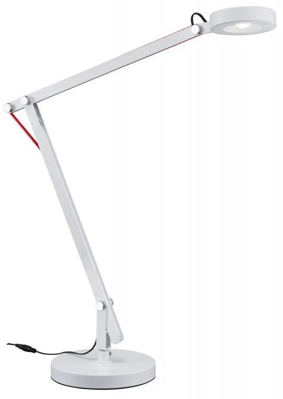 Trio AMSTERDAM 527920101 LED Stolní Lampy bílá kov incl. 1 x COB, 5W, 3000K, 500Lm 500lm 3000K IP20