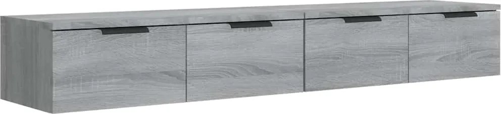 Nástěnné skříňky 2 ks šedé sonoma 68x30x20 cm kompozitní dřevo 3115898