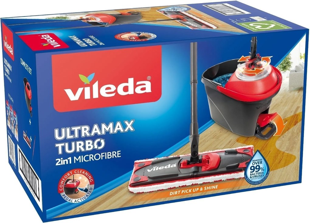 Mop vileda ultramax turbo microfibre 2v1