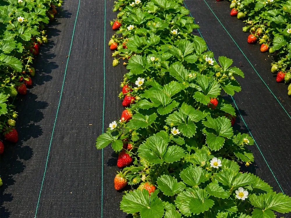 DIVODV Hustá agrovlákna agrotkanina 70 g, 1 x 20 m, protiburinová agrotkanina, černá