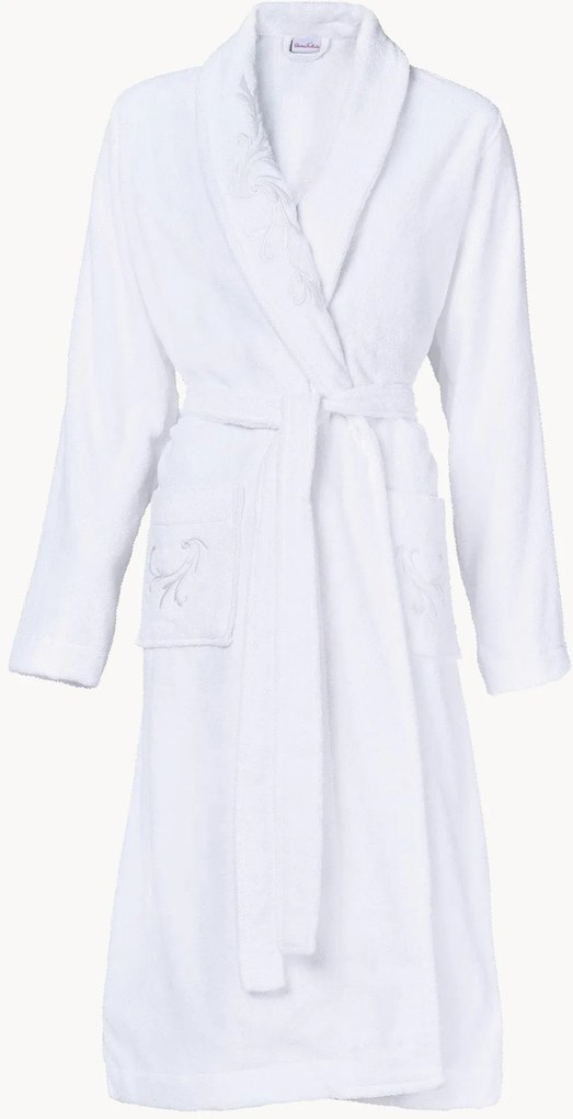 Unisex župan z bavlny Snow Lace