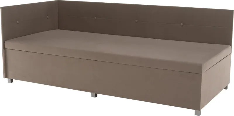 Válenda AURIA UNI béžovošedá 90x200 s úložným prostorem, Trinity 03 Kondela 0000395670