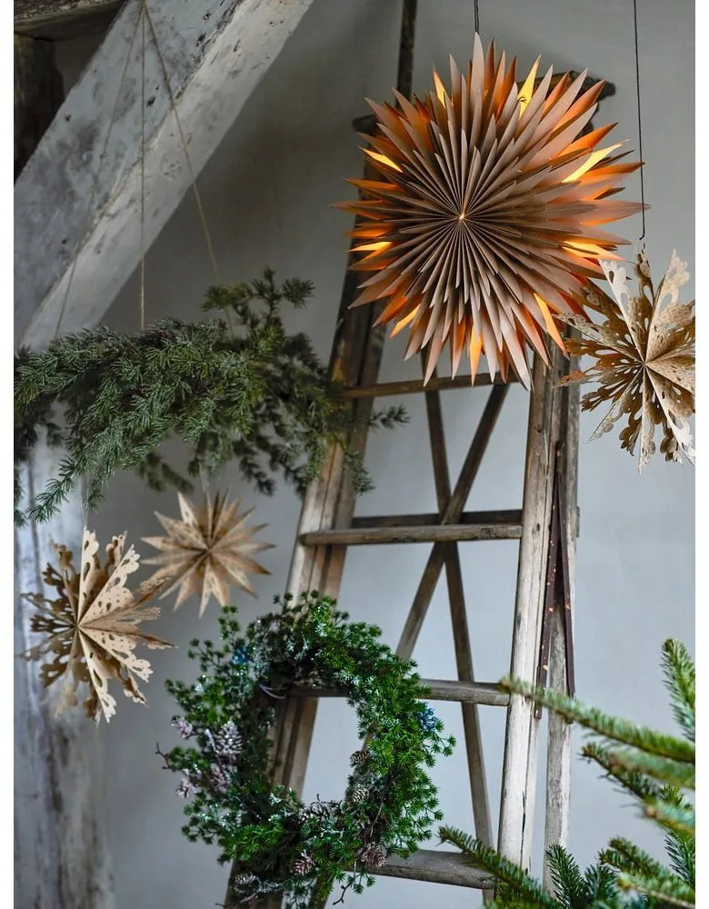 Papírové vánoční ozdoby v sadě 6 ks ø 30 cm Star – Bloomingville