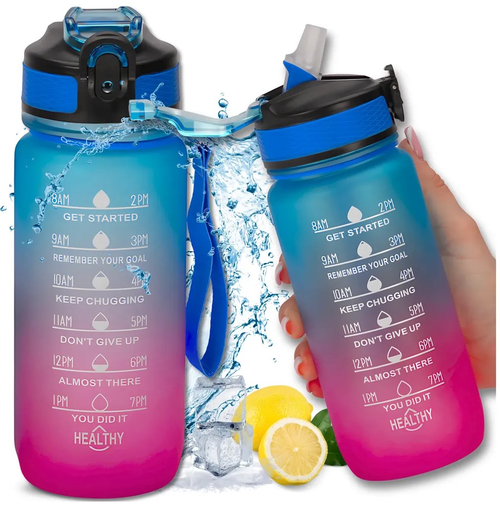 Camerazar TRESSARI 600ml sportovní láhev na vodu BPA FREE pevná plastová láhev