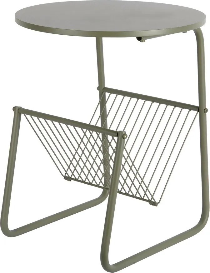 Kovový kulatý odkládací stolek ø 40 cm Riqueza Revista – Leitmotiv