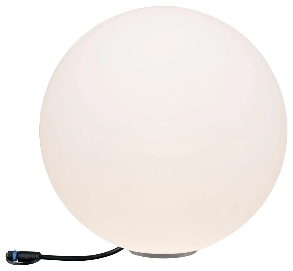 Paulmann 94178 Plug&Shine Globe, venkovní světelný objekt 6,5W LED 3000K, prům.40cm, IP67