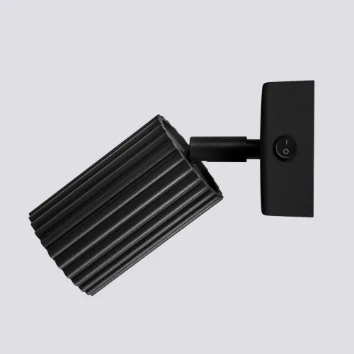Nástěnné svítidlo SOLLUX KARBON černá GU10 1x10W bez žárovky SL.1579