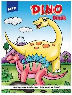 Omalovánky A4 - Dino