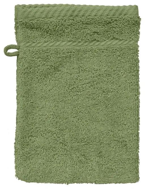 SCANquilt bavlněný ručník COTTONA zelená osuška 100 x 150 cm