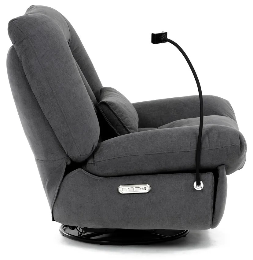 TV křeslo s elektrickým polohováním Autronic TV-7089 GREY2