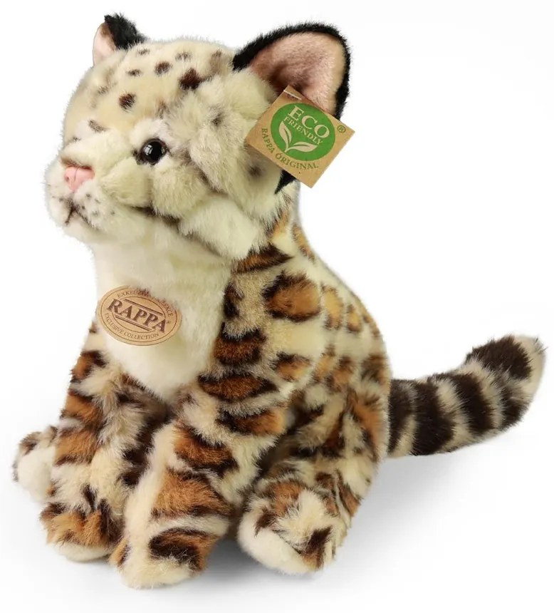 Rappa Plyšový ocelot sedící 28 cm ECO-FRIENDLY