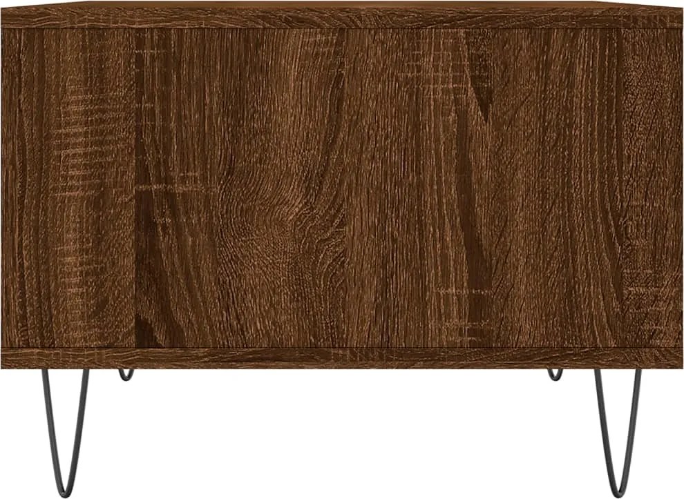 vidaXL Konferenční stolek 60x50x36,5 cm kompozitní dřevo [830547] Barva: bílá s vysokým leskem
