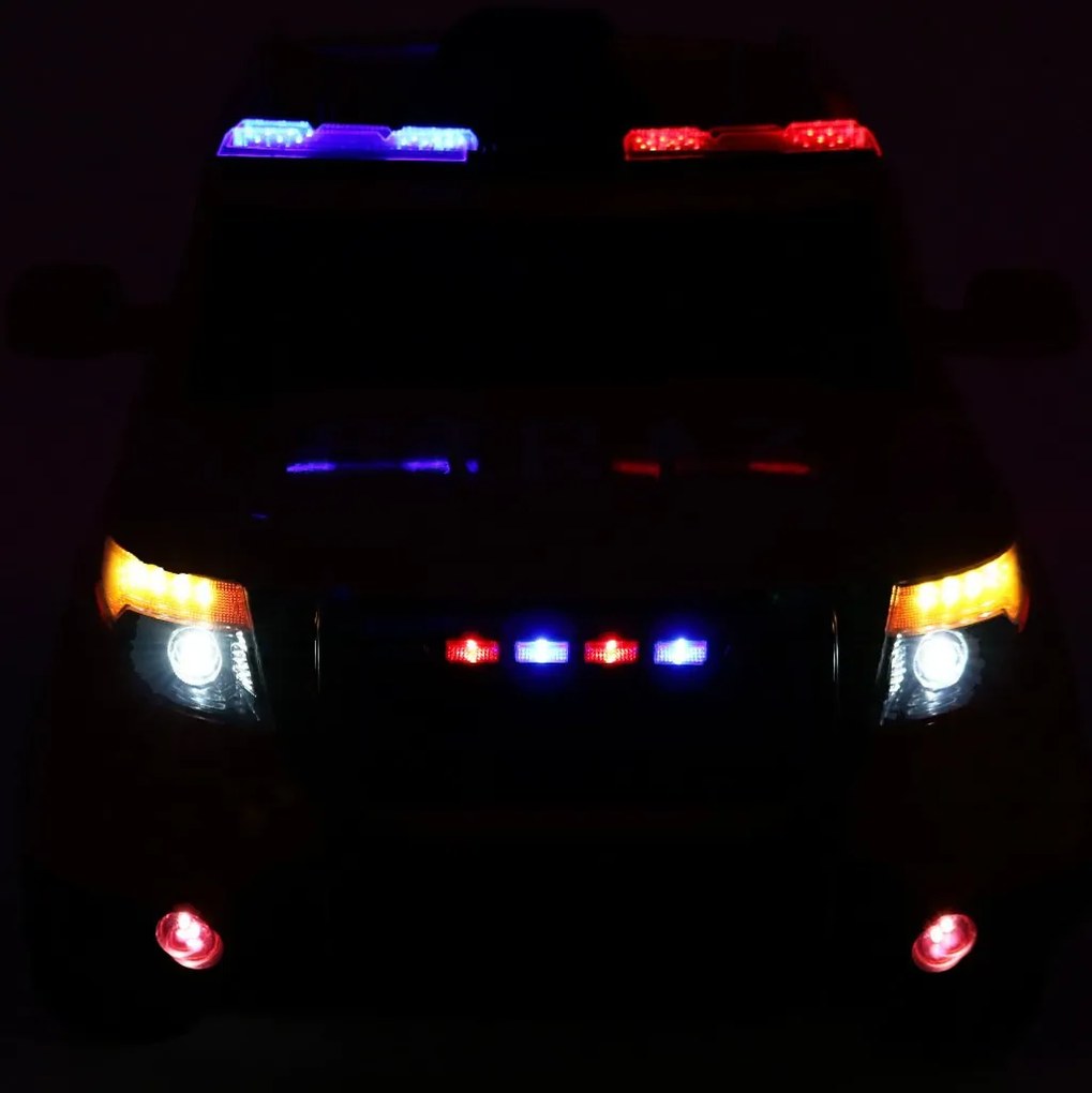 Ramiz Dětské policejní SUV na baterie na dálkové ovládání + sirény + světla + megafon