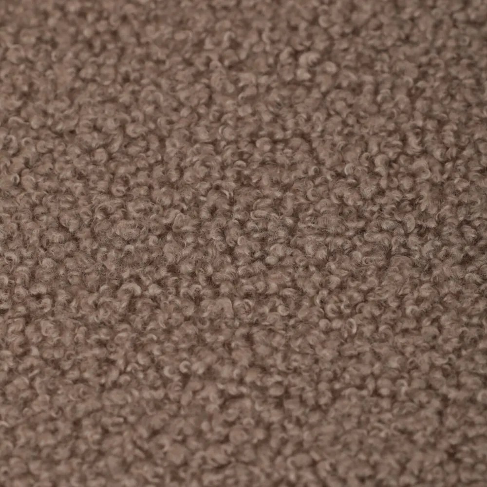 Relaxační křeslo AK-319 BR2, látka bouclé, hnědá (67 x 76) cm Šedá