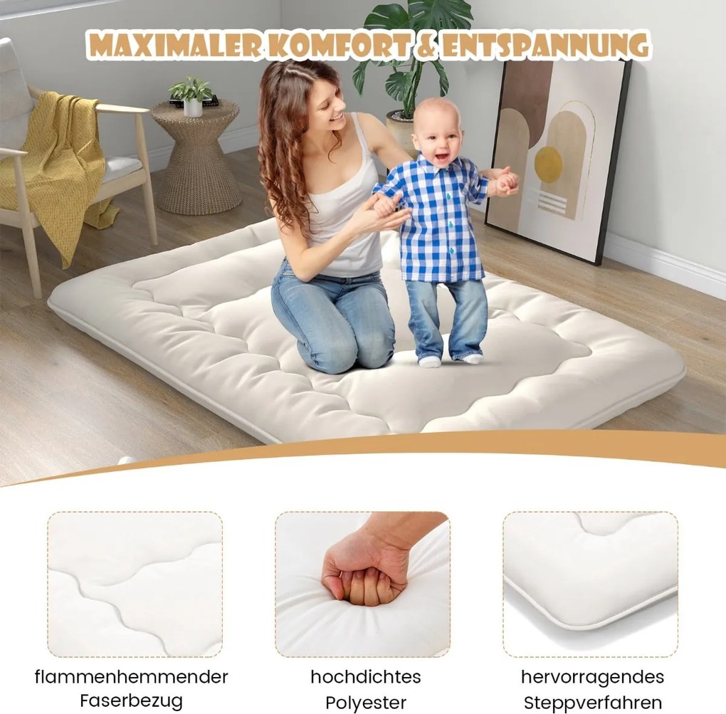 Costway Japonská futonová matrace Tatami Mat podlahová matrace