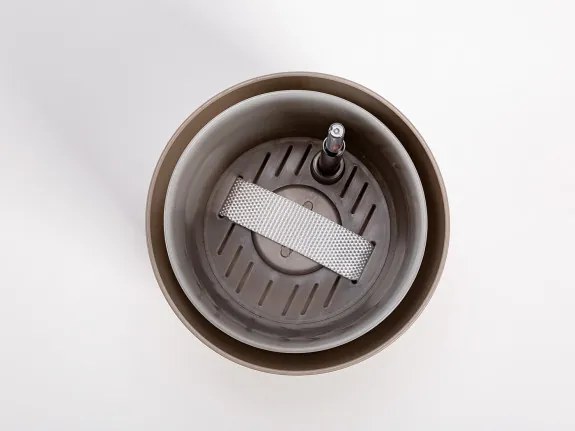 Samozavlažovací květináč Tolita taupe 16 cm