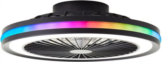 Brilliant G99280/06 Stmívatelné LED svítidlo PALMERO & reverzní VENTILÁTOR + funkce LED