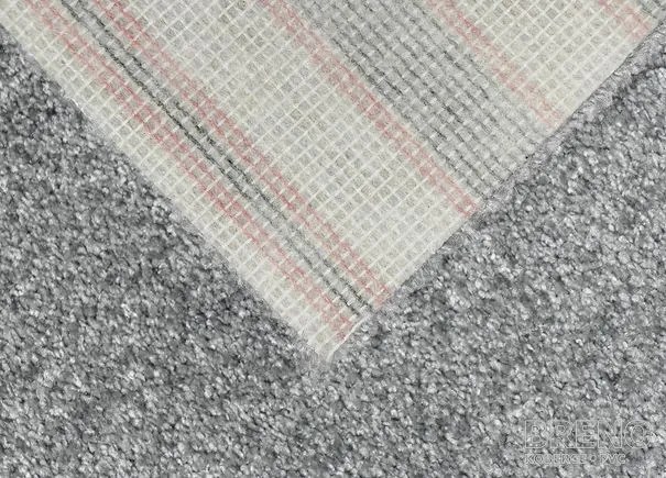 Breno Metrážový koberec COSY 97 šedý, šíře 400 cm, Šedá/Vícebarevné