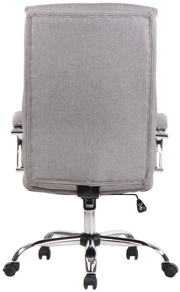 Kancelářská židle Spalding - látkový potah | světle šedá