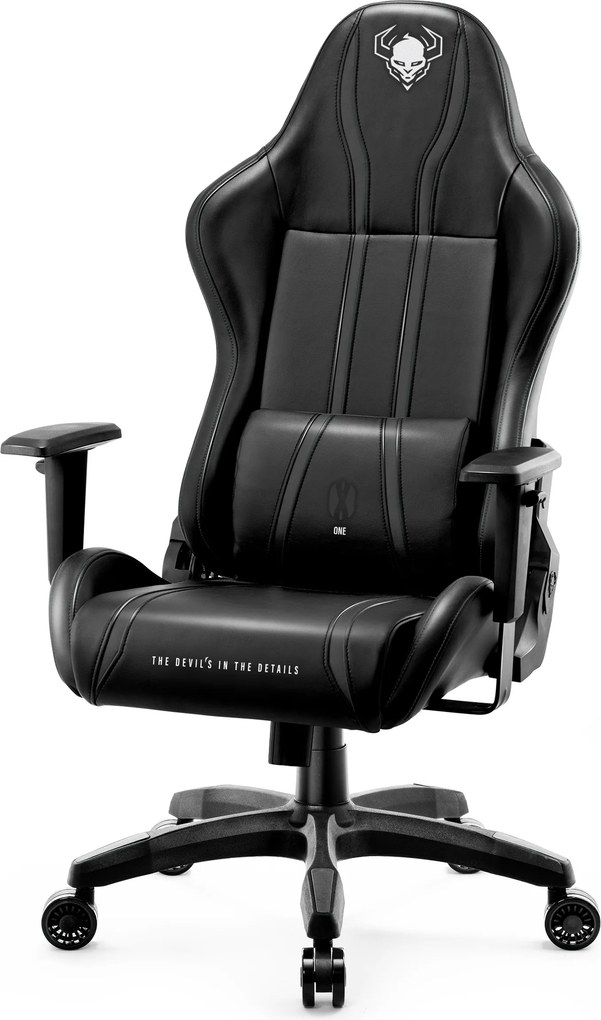 Herní křeslo z eko kůže černé King Size: Diablo X-One 2.0