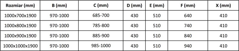 Mexen APIA sprchový kout 100x100, čiré sklo/černý profil, 840-100-100-70-00