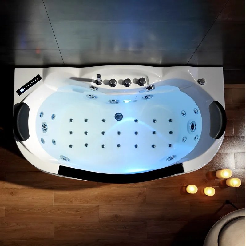 Terra Hydromasážní vířivá vana Parma 924 160x88 s ohřevem vody
