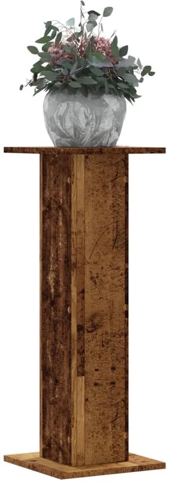 Stojany na rostliny 2 ks old wood 30x30x80 cm kompozitní dřevo 3307871